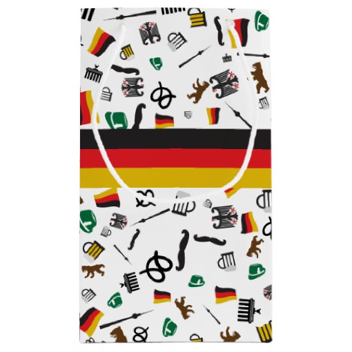 German items with Flag of Germany Small Gift Bag | Zazzle