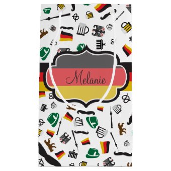 German items with Flag of Germany Small Gift Bag | Zazzle