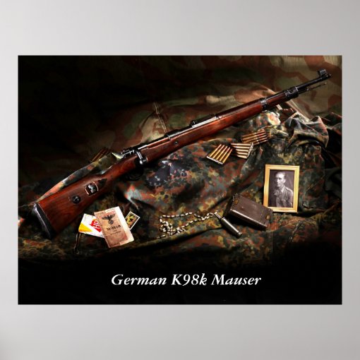German K98k Mauser Poster | Zazzle