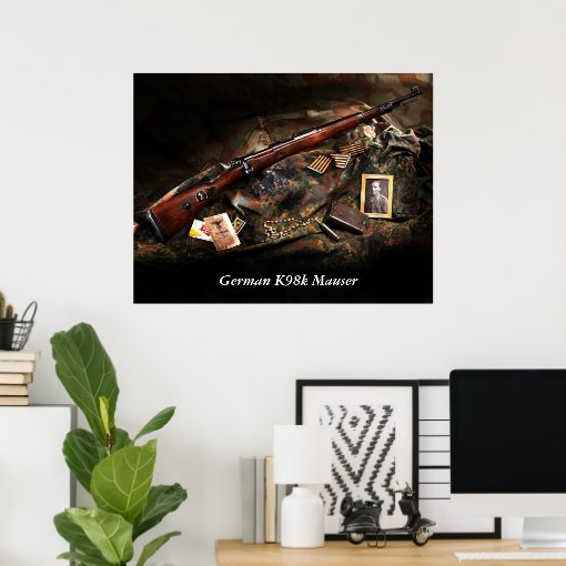 German K98k Mauser Poster | Zazzle