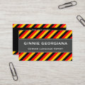 German Language Expert Business Card | Zazzle