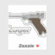 German Luger Pistol Sticker | Zazzle
