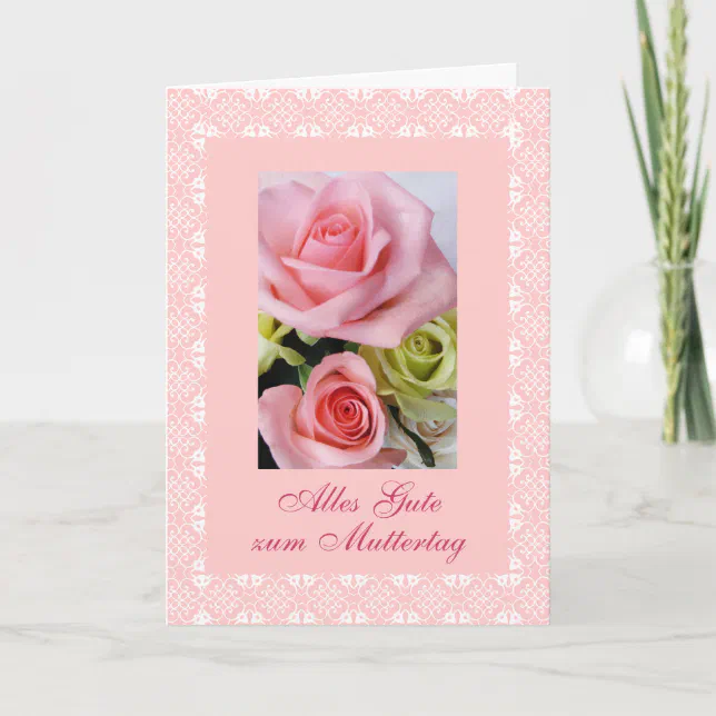 German: Mother's day / Muttertag Card | Zazzle