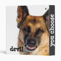 German Shepherd 3 Ring Binder | Zazzle