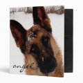 German Shepherd 3 Ring Binder | Zazzle