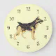 German Shepherd Dog Breed Wall Clocks | Zazzle