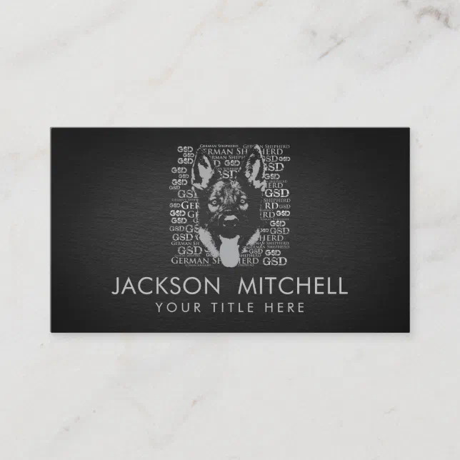 German Shepherd Dog - GSD Business Card | Zazzle