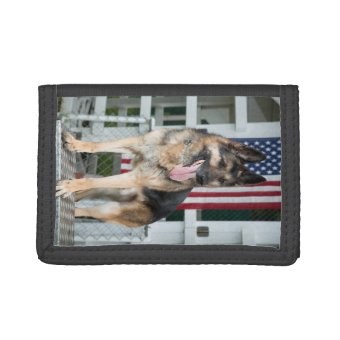 German Shepherd Dog Tri-fold Wallet | Zazzle