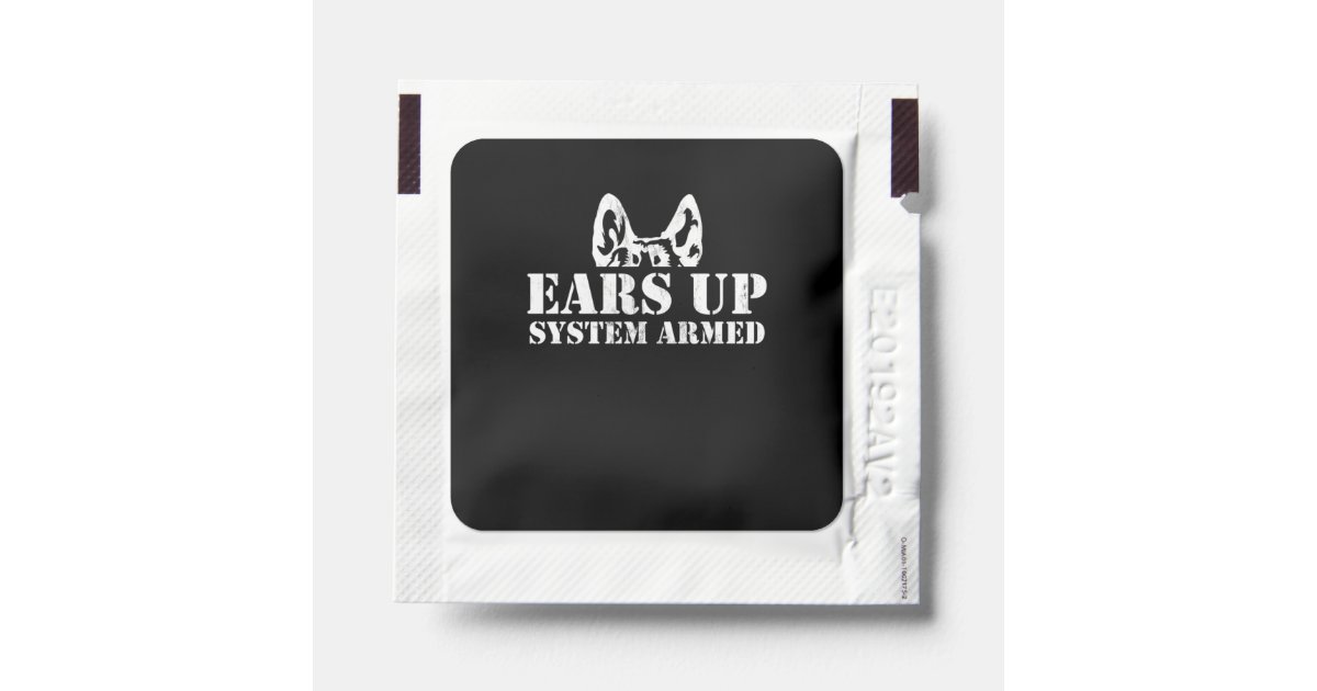 German Shepherd Ears Up System Armed Hand Sanitizer Packet | Zazzle