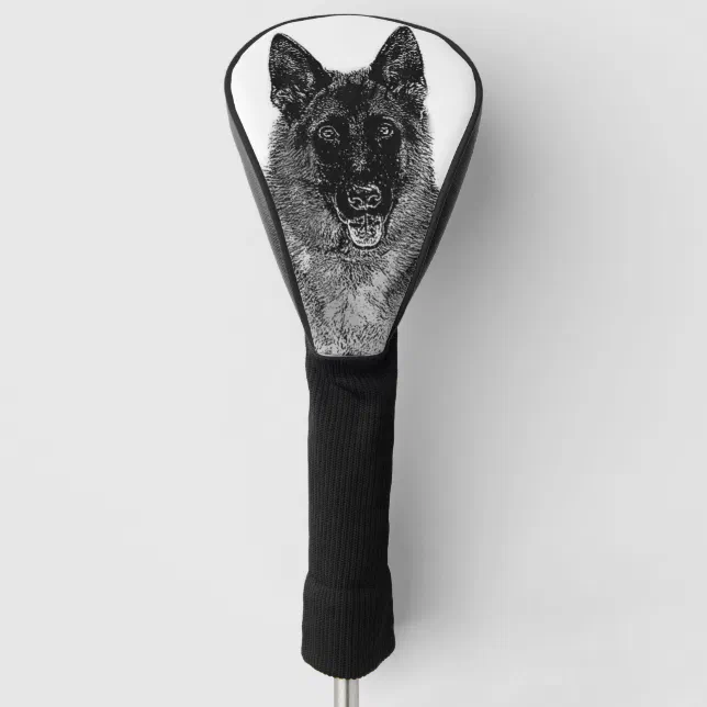 German shepherd golf club cover | Zazzle