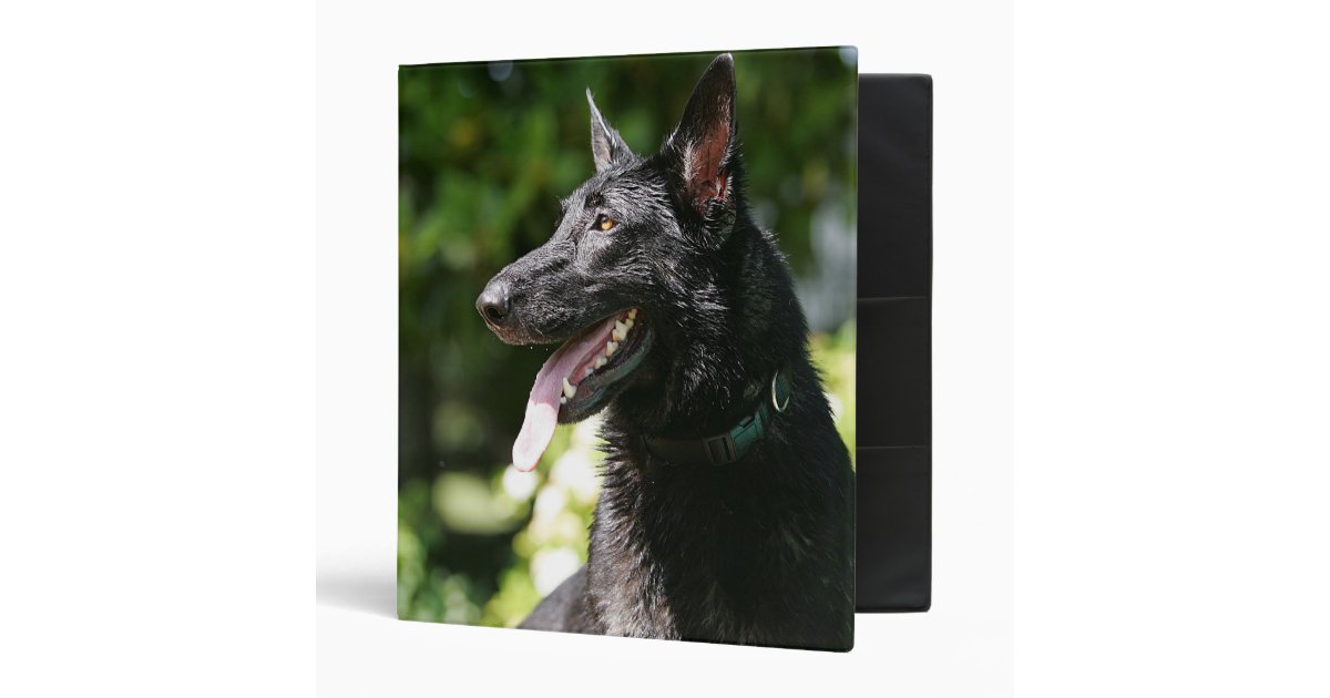 German Shepherd Headshot 2 Binder | Zazzle