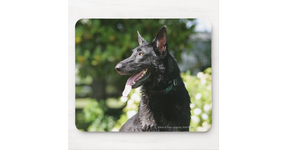 German Shepherd Headshot 2 Mouse Pad | Zazzle