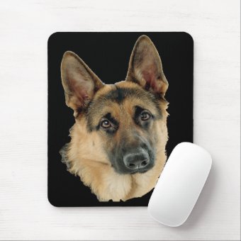 German Shepherd Love Mouse Pad | Zazzle