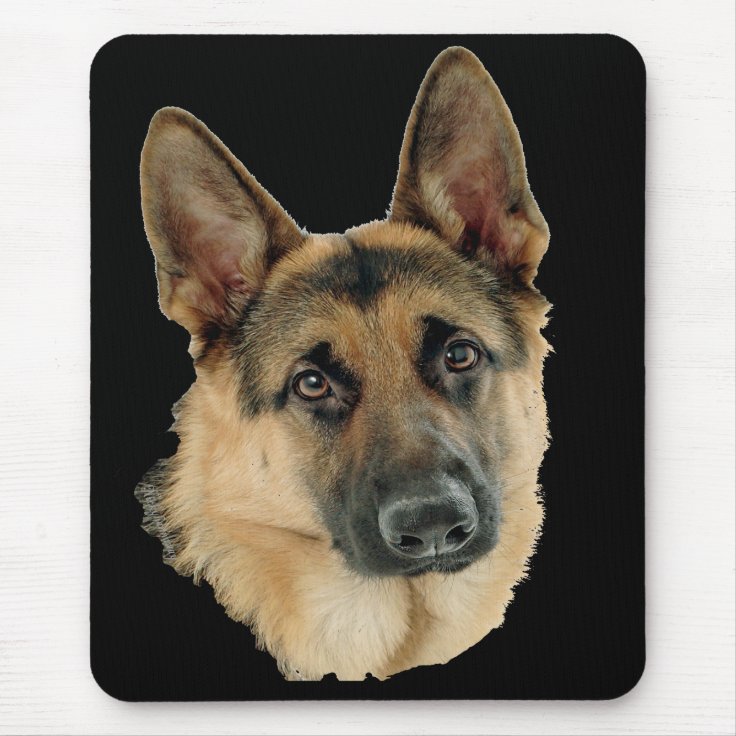 German Shepherd Love Mouse Pad | Zazzle
