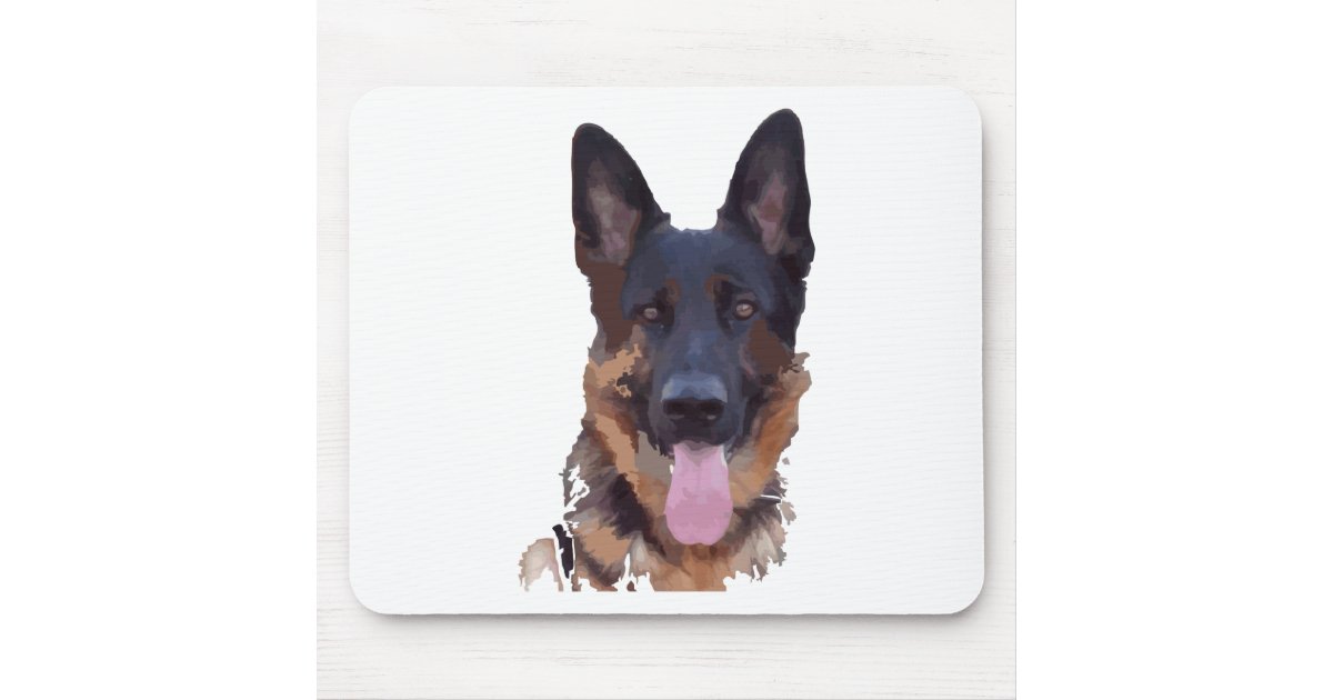 German shepherd mouse pad | Zazzle