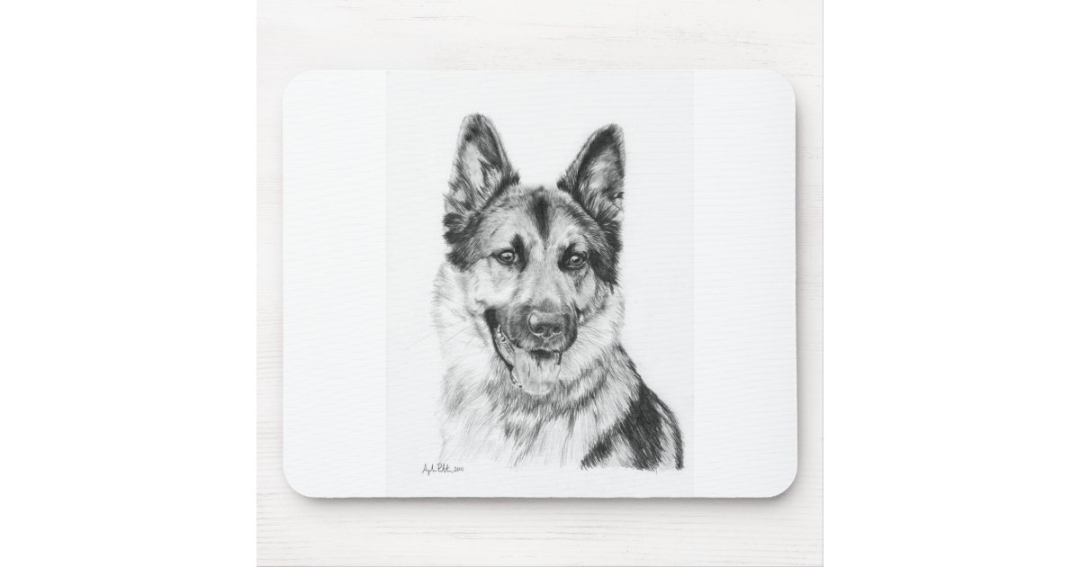 German Shepherd MousePad | Zazzle