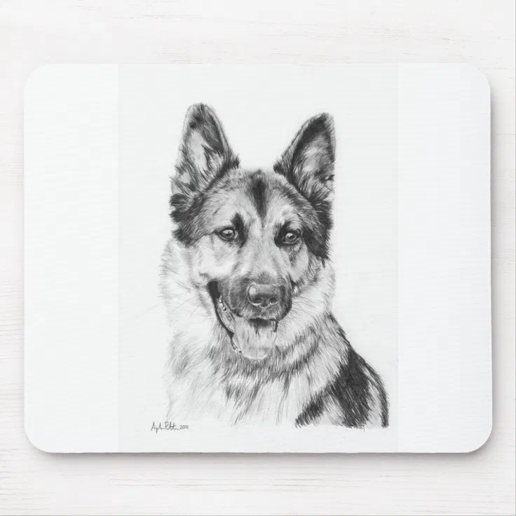 German Shepherd MousePad | Zazzle