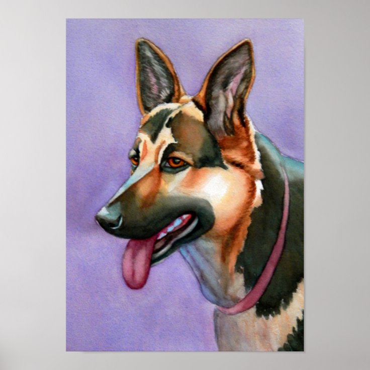 German Shepherd Poster | Zazzle German Shepherd Poster | Zazzle