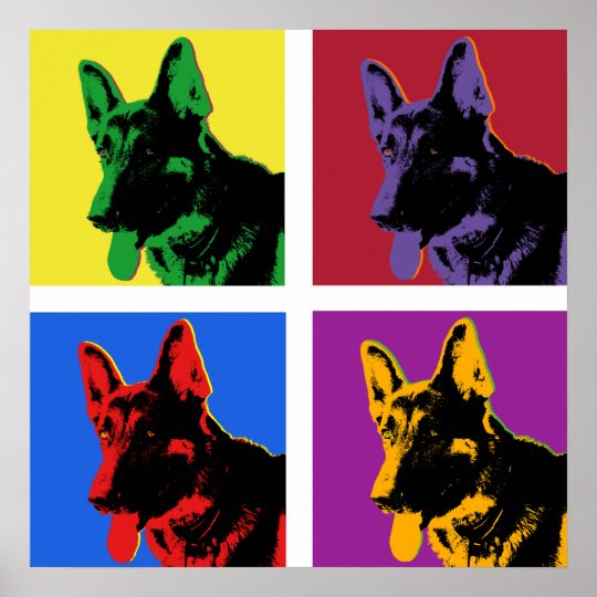 German shepherd poster | Zazzle.com