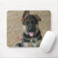 German Shepherd Puppy Mouse Pad | Zazzle