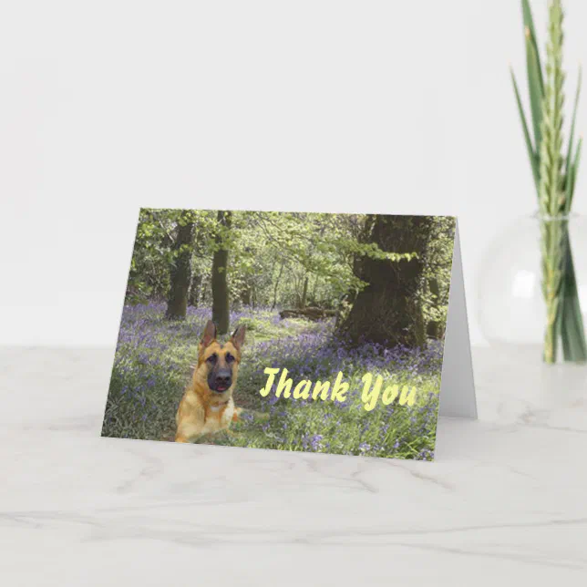german-shepherd-thank-you-card-forest-zazzle