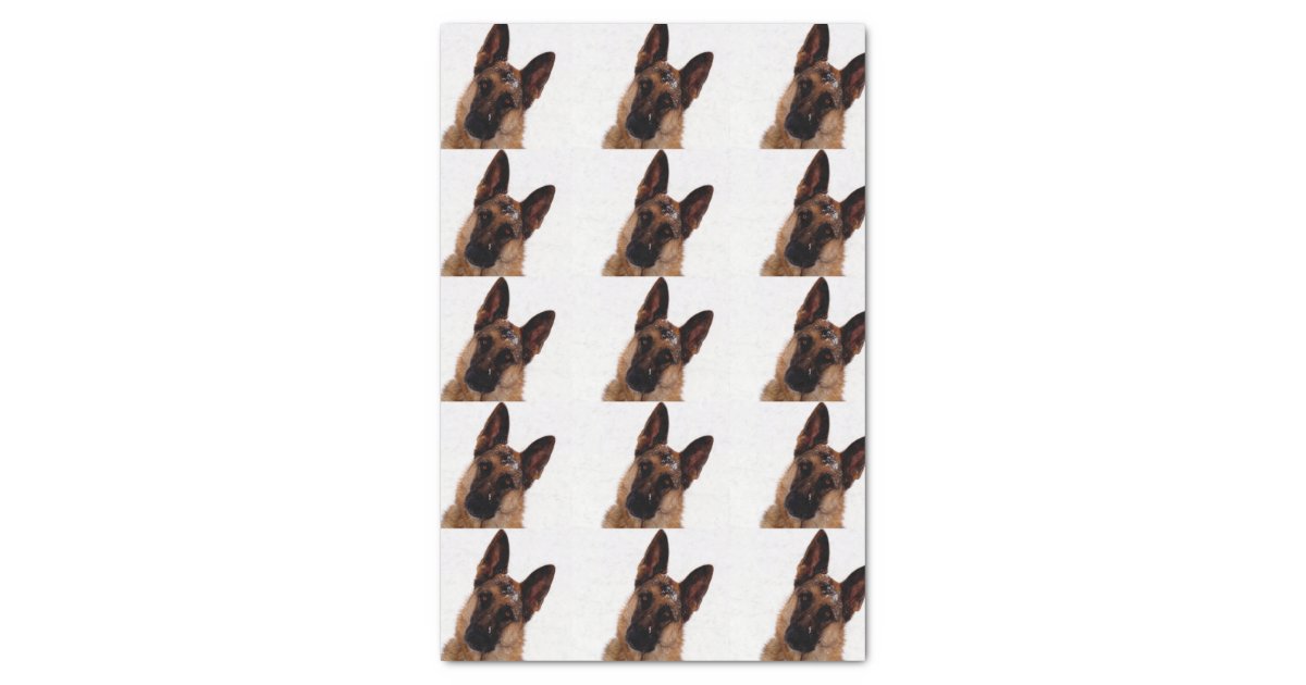 German Shepherd Tissue Paper | Zazzle.com