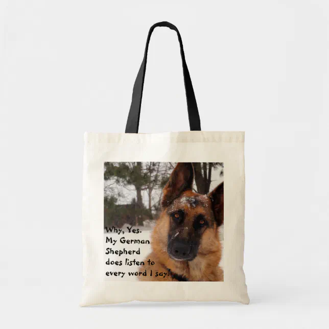 German Shepherd Tote Bag | Zazzle