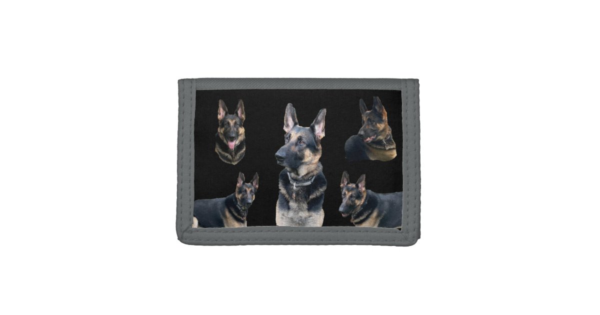 GERMAN SHEPHERD TRIFOLD WALLET | Zazzle