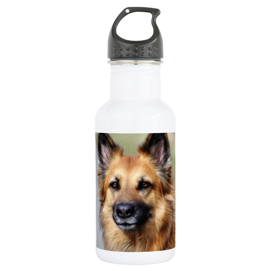 German Shepherd Water Bottle | Zazzle