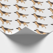 German Shepherd Wrapping Paper | Zazzle