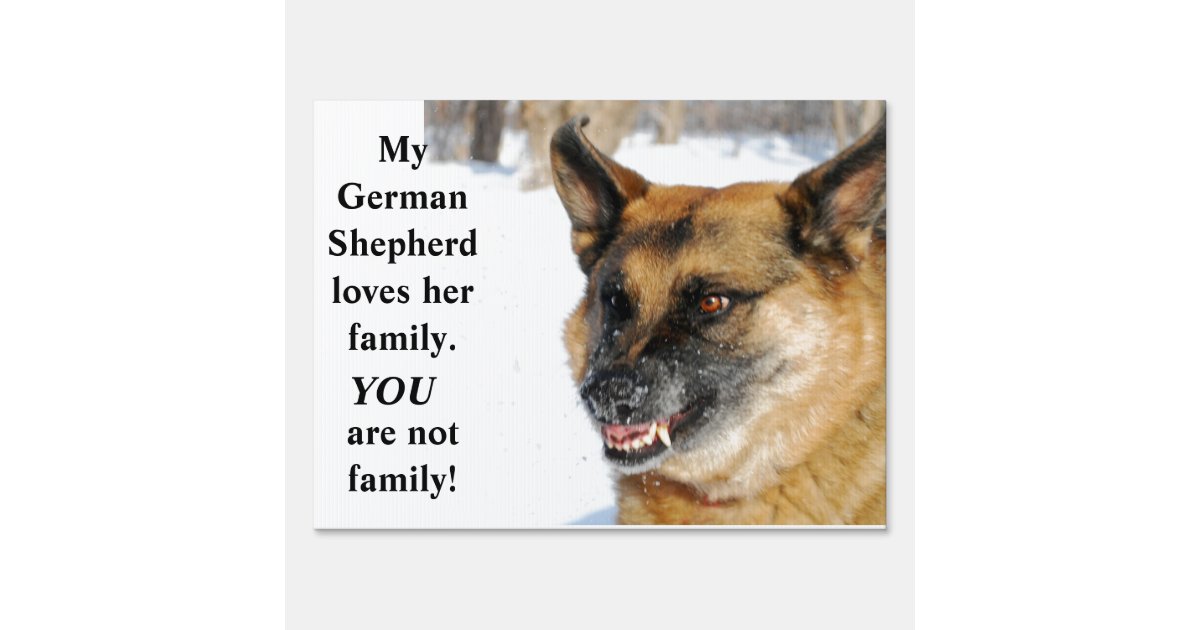German Shepherd Yard Sign | Zazzle
