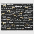 German Shorthaired Pointer Birthday Paper, GSP, Wrapping Paper | Zazzle
