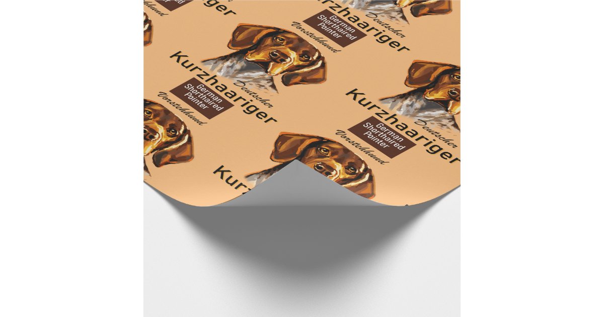 German Shorthaired Pointer Kurzhaar Wrapping Paper | Zazzle