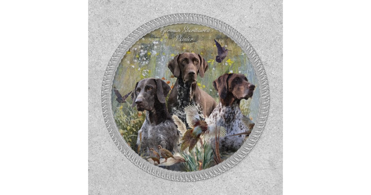 German Shorthaired pointer Patch | Zazzle