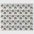 German Shorthaired Pointer Retro Truck Monogram Wrapping Paper | Zazzle