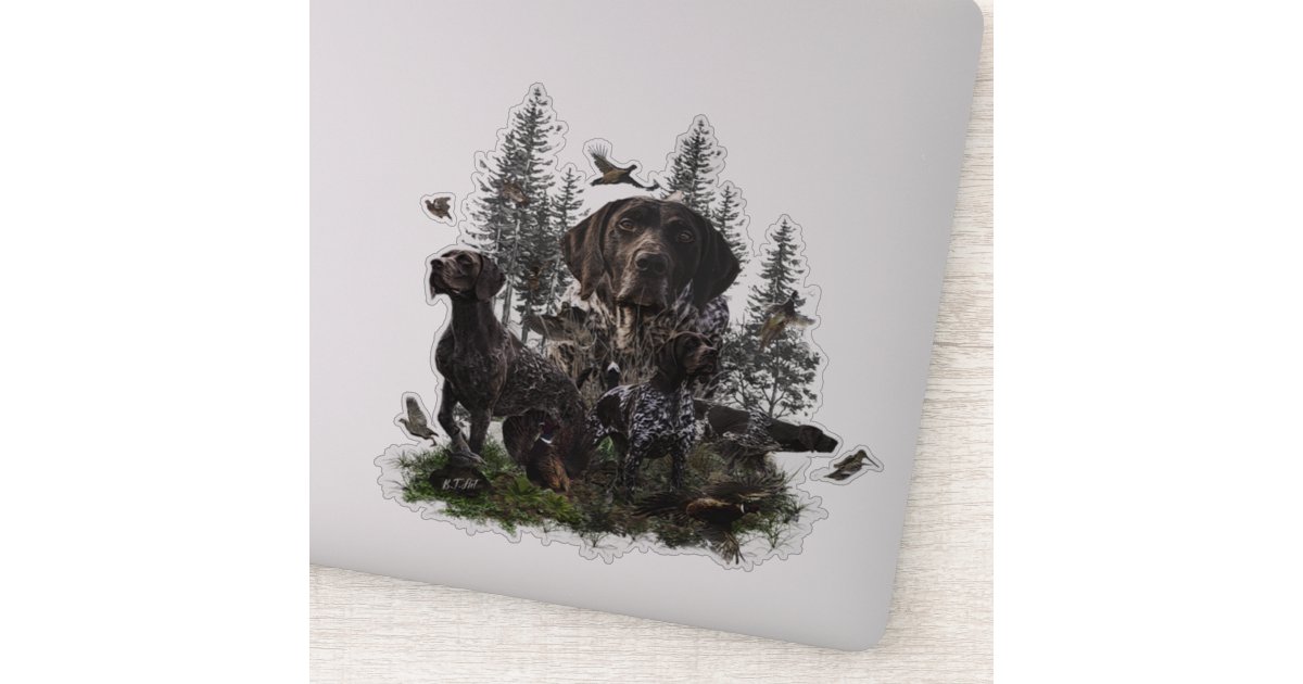 German Shorthaired Pointer Sticker | Zazzle