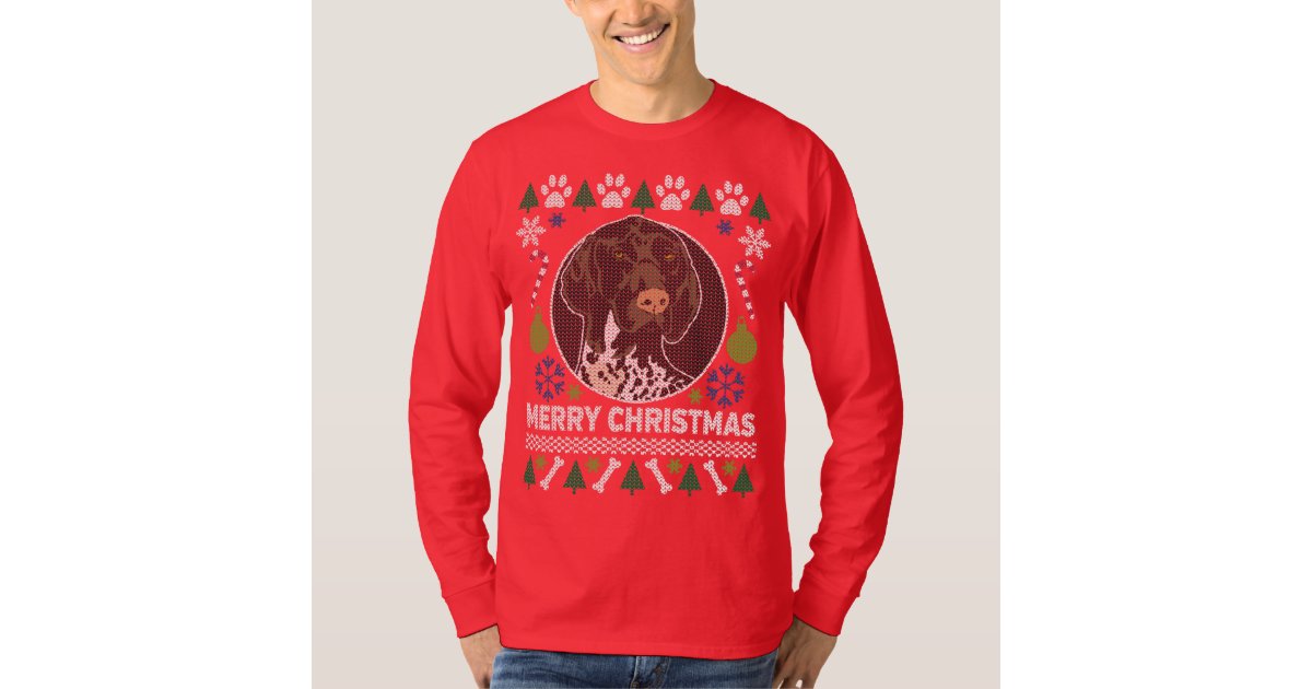 German Shorthaired Pointer Ugly Christmas Sweater | Zazzle