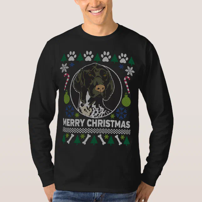 German Shorthaired Pointer Ugly Christmas Sweater | Zazzle
