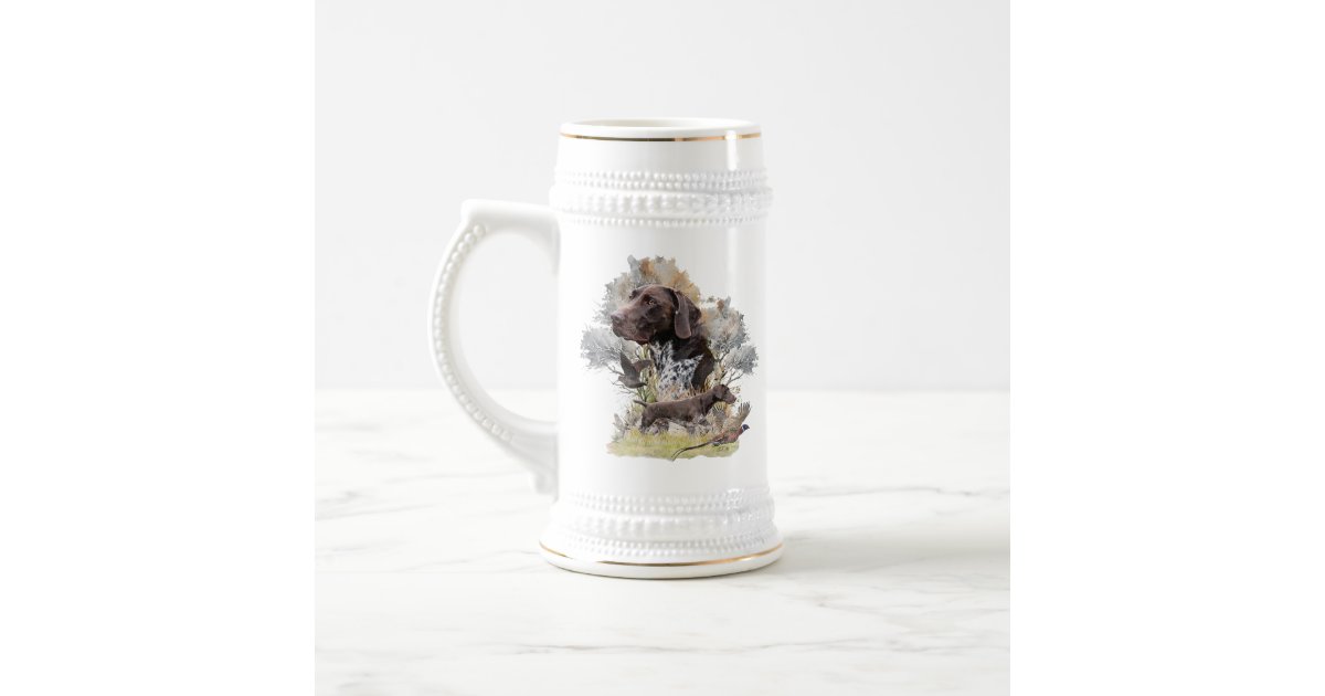German Shorthaired Pointers Beer Stein | Zazzle
