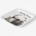 German Shorthaired Pointers (GSP), a hunting pheas Paper Plates | Zazzle