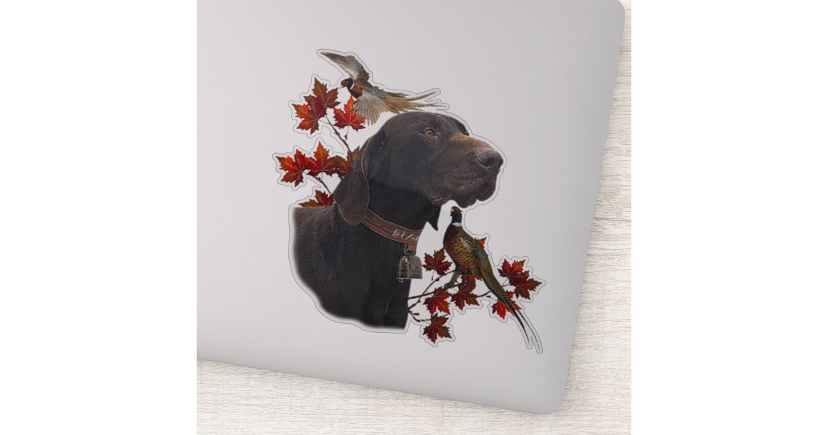 German Shorthaired Pointers (GSP) Sticker | Zazzle