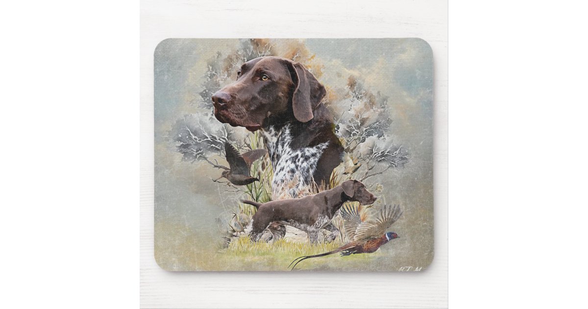 German Shorthaired Pointers Mouse Pad | Zazzle