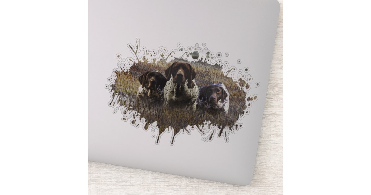 German Shorthaired Pointers Sticker | Zazzle