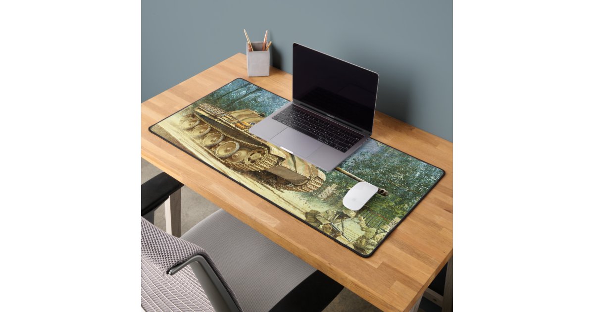 GERMAN TANK of WORLD WAR 2 Desk Mat | Zazzle
