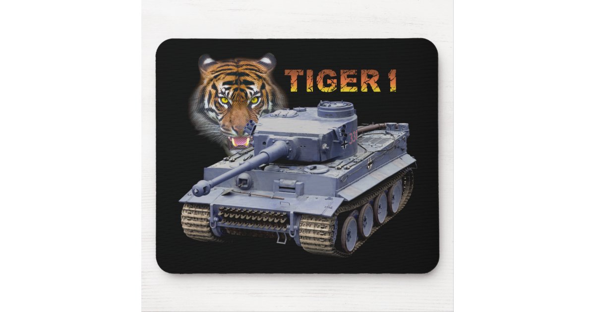 German Tiger 1 Tank Mouse Pad | Zazzle