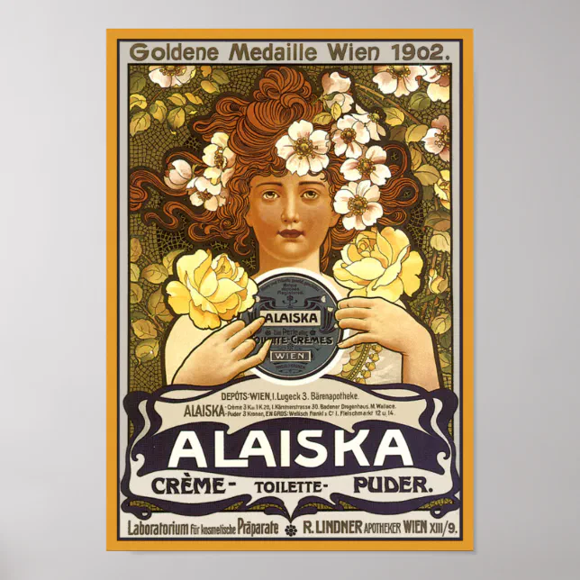 German Vintage Soap Poster | Zazzle