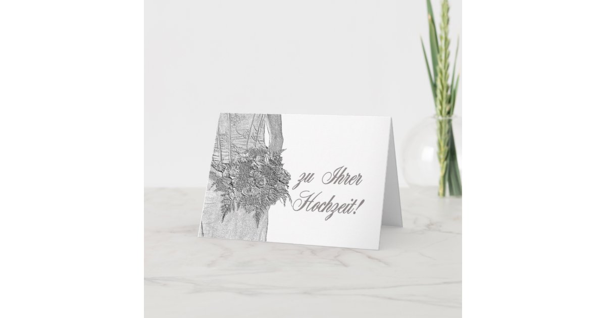 German Wedding Congratulations Card Zazzle german-wedding-congratulations-card-zazzle
