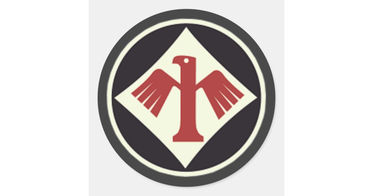 German WW2 airforce I/JG1 unit emblem Classic Round Sticker | Zazzle