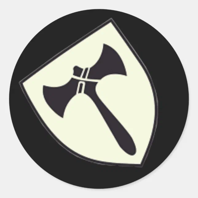 German WW2 airforce Luftwaffe emblem logo Classic Round Sticker | Zazzle