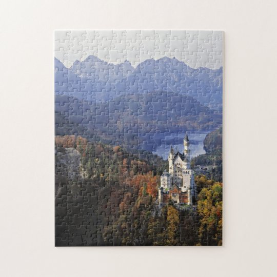 Germany, Bavaria, Neuschwanstein Castle. Jigsaw Puzzle | Zazzle.com